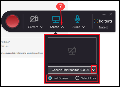 Creating a Screen Recording with Kaltura Capture | Wilmington University